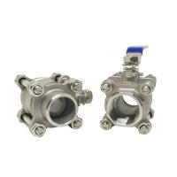 China Stainless Steel 304/316 3 Piece Type Screw Thread Ball Valve NPT BSPT G for Heavy-Duty for sale