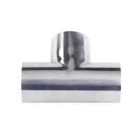 China SS304 CF8 Stainless Steel Welded Polishing Sanitary Pipe Fitting 3 Way Tees ISO DIN for sale