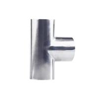 China SS304 CF8 Stainless Steel Welded Polishing Sanitary Pipe Fitting 3 Way Tees ISO DIN for sale