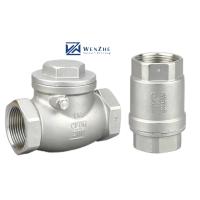 China Cylindrical Head Code 316 Stainless Steel 201 304 Check Valve Npt Bsp Thread Spring Load for sale