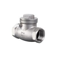 China Cylindrical Head Code 316 Stainless Steel 201 304 Check Valve Npt Bsp Thread Spring Load for sale