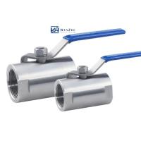 China NPT BSPT Thread Semi-Steel Round Bar Stock Ball Valve in Stainless Steel 201 304 316 for sale