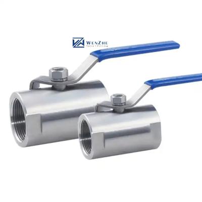 China NPT BSPT Thread Semi-Steel Round Bar Stock Ball Valve in Stainless Steel 201 304 316 for sale
