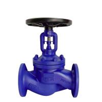 China Hexagon Head Code Ductile Iron Cast Steel Bellows Seal Flanged Globe Valves for sale