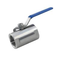 China NPT BSPT Thread Semi-Steel Round Bar Stock Ball Valve in Stainless Steel 201 304 316 for sale