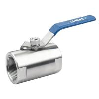 China NPT BSPT Thread Semi-Steel Round Bar Stock Ball Valve in Stainless Steel 201 304 316 for sale