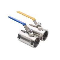China NPT BSPT Thread Semi-Steel Round Bar Stock Ball Valve in Stainless Steel 201 304 316 for sale