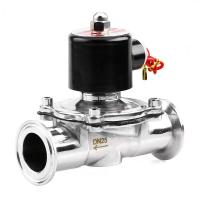 China Standard Stainless Steel 304 316L Normal Close Electric Diaphragm Type Solenoid Valve for sale