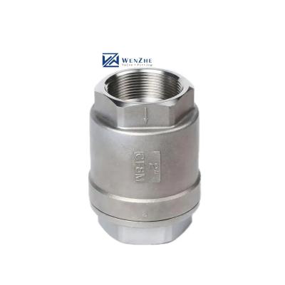 China H12W-16P Vertical Spring Check Valve for Customized Multi-Size Stainless Steel Wire Port for sale