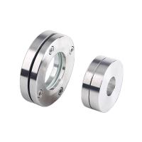 China Sanitary Stainless Steel 304 316L Flanged Tube Fitting Sight Glass for Tank and Vessel for sale