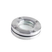China Sanitary Stainless Steel 304 316L Flanged Tube Fitting Sight Glass for Tank and Vessel for sale