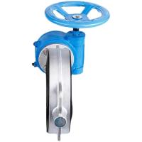 China Stainless steel 316 WZ Worm wheel wafer butterfly valve with equal size and performance for sale