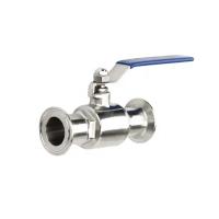 China Steel Sanitary Valve Quick Card Ball Valve for DIN 3A Stainless Steel 304 316 for sale