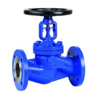 China 1''-8'' DIN DN50 PN40 Bellows Seal Manual Globe Valve in Stainless Steel 301/304/316 for sale
