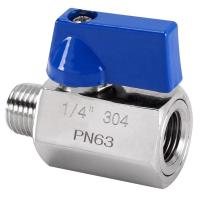 China Equal Flow Standard Mini Type Ball Valve in 304 316 Sanitary Stainless Steel Material for sale