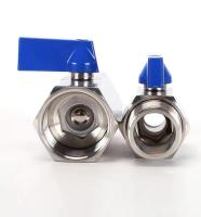 China Equal Flow Standard Mini Type Ball Valve in 304 316 Sanitary Stainless Steel Material for sale