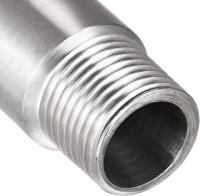 China Stainless Steel 1''-8'' Male to Female Thread Coupler 80mm Length Hexagon/Round Head for sale