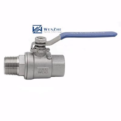 China Male and Female Full Port BSP BSPT NPT Q11F 304 316 WCB CF8 1000 wog Threaded 2pc Ball Valve for sale