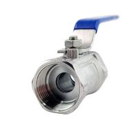 China Industrial Stainless Steel 1PC Water Valve with Float Ball and DN8-DN100 Port Size for sale