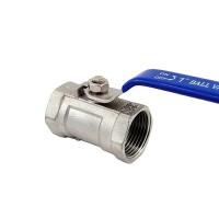 China Industrial Stainless Steel 1PC Water Valve with Float Ball and DN8-DN100 Port Size for sale