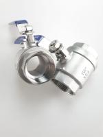 China Seamless Round Head Code Stainless Steel 201 Iron Ball Female Threaded Ball Valve DN8 for sale