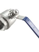 China Seamless Round Head Code Stainless Steel 201 Iron Ball Female Threaded Ball Valve DN8 for sale