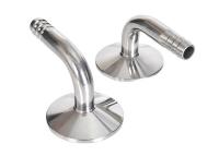 China SS304L/SS316L Sanitary Stainless Steel 90 Degree Elbow Hose Barb for Chemical Equipment for sale