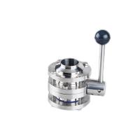 China 1''-8'' Stainless Steel 301/304/316 Welding Butterfly Valve for Sanitary Flow Control for sale