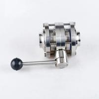 China 1''-8'' Stainless Steel 301/304/316 Welding Butterfly Valve for Sanitary Flow Control for sale