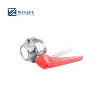China Sanitary SS304 /316L Manual Male Threaded Butterfly Valves ODM for sale
