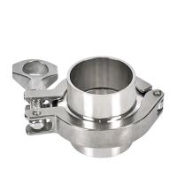 China Food Grade 304 316 Sanitary Stainless Steel Pipe Fitting Tri Clamp Ferrule Guaranteed for sale