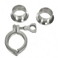 China Food Grade 304 316 Sanitary Stainless Steel Pipe Fitting Tri Clamp Ferrule Guaranteed for sale
