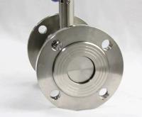 China 304 Sanitary Welding Butterfly Valve with Non-Negative Pressure Flange Standard Forged for sale