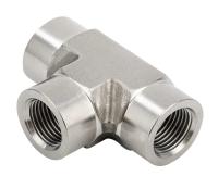 China Stainless Steel 301 T-fitting 3 Ways Connector 1/8