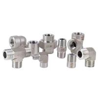 China Stainless Steel 301 T-fitting 3 Ways Connector 1/8