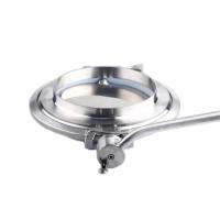 China Equal Stainless Steel 304 Sanitary Powder Valve Butterfly Valve for sale