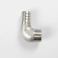 China Customized Support 304 Stainless Steel Shower Hose with Hose Barb and Thread Elbow for sale