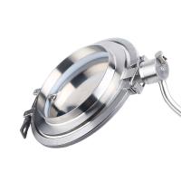China Equal Stainless Steel 304 Sanitary Powder Valve Butterfly Valve for sale