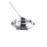 China Equal Stainless Steel 304 Sanitary Powder Valve Butterfly Valve for sale