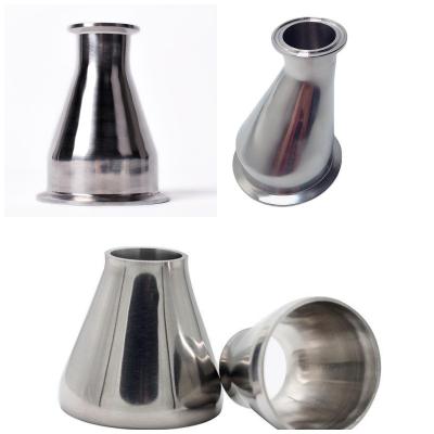 China Free Sample Sanitary 304 316L Stainless Steel Reducing Concentric/ Eccentric Pipe Reducer for sale