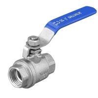 China SS304 DN50 Female Threaded Manual Control Ball Valve for High Temperature Applications for sale