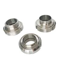 China Customized Forged Stainless Steel Sanitary Pipe Fittings Weld Union Coupling for Dairy for sale