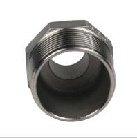 China Male Connection Stainless Steel 201 304 Reducing Hex Nipple Pipe Fitting Threaded for sale