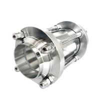 China Welding Connection Sanitary Stainless Steel Sight Glass Pipe Fitting with CNC Surface for sale