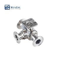 China Stainless Steel Float Ball Valve for Three-way High Platform Water Valve Type T Type L for sale