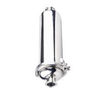 China 300mesh 1.5'' Polishing In-line Clamped Straight Strainer Pipe Filter for Beer Beverage for sale