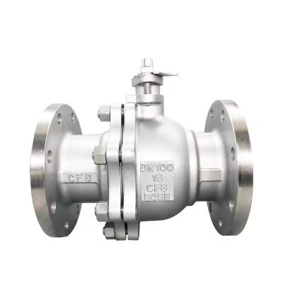 China High Pressure Stainless Steel Ball Valve with Durable Casting and Flanged Connection for sale