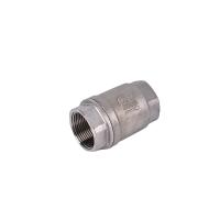 China Silver Finish 1/2''-3.0'' Stainless Steel NPT BSP 201 304 One Way Non Return Check Valve for sale