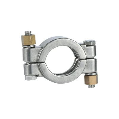China Sanitary High Pressure Bolted Tri Clamp Clover for Equal Connections and Female Thread for sale