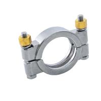 China Sanitary High Pressure Bolted Tri Clamp Clover for Equal Connections and Female Thread for sale
